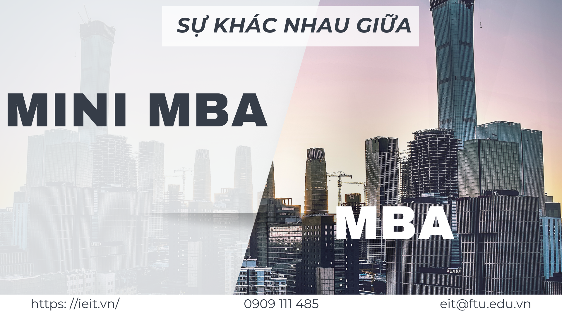 So sánh Mini MBA và MBA - Cổng thông tin hỗ trợ doanh nghiệp - Đại học ...
